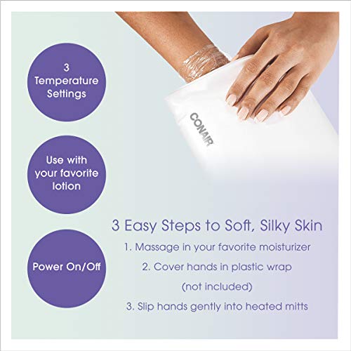 True Glow by Conair Thermal Spa Heated Beauty Hand Mitts