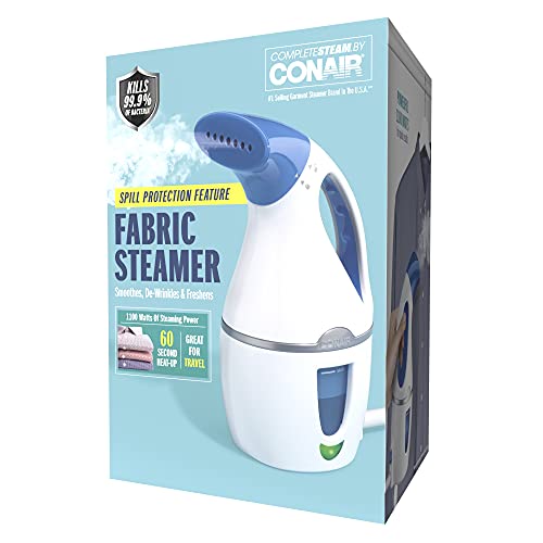 Conair Handheld Travel Garment Steamer for Clothes, CompleteSteam 1100W, For Home, Office and Travel