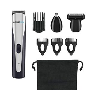 conairman cordless lithium ion powered all-in-1 beard & body trimmer for men