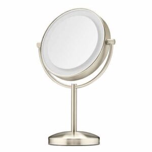 Conair Reflections LED Lighted Mirror, Double-Sided with 1x 10x Magnification