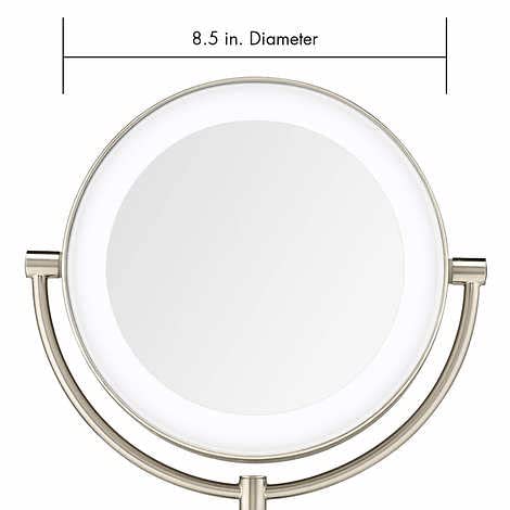 Conair Reflections LED Lighted Mirror, Double-Sided with 1x 10x Magnification