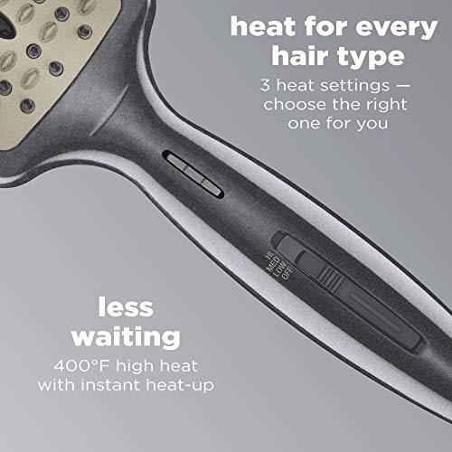 INFINITIPRO BY CONAIR Diamond-Infused Ceramic Hot Brush, Smoothing Hot Brush