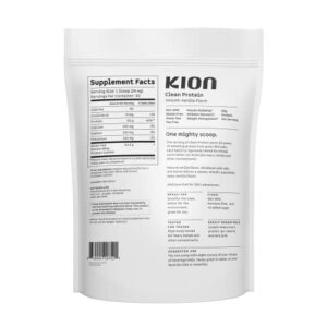 Kion Clean Protein | Grass-Fed & Pasture-Raised Whey Isolate Protein Powder | Smooth Vanilla | 30 Servings