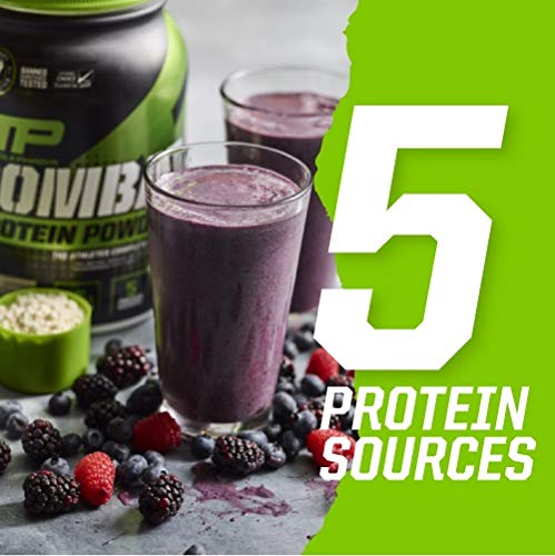 MusclePharm Combat Protein Powder, 5 Protein Blend, Chocolate Milk, 4.1 Pounds, 52 Servings