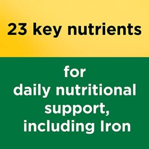 Nature Made Multivitamin Tablets with Iron, Multivitamin for Women and Men for Daily Nutritional Support, 130 Tablets, 130 Day Supply