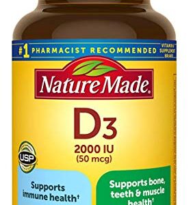 Nature Made Vitamin D3 2000iu 320 Ct. Soft Gels (Packaging May Vary)