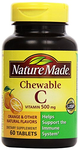 Nature Made - Vitamin C 500 mg, 120 Chewable Tablets (Twin Pack 2 x 60)