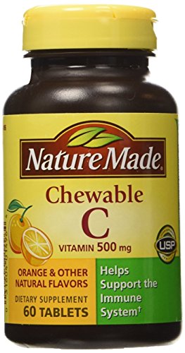 Nature Made - Vitamin C 500 mg, 120 Chewable Tablets (Twin Pack 2 x 60)