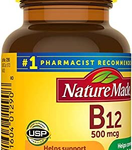 Nature Made Vitamin B-12 500 mcg Tablets 100 ea (Pack of 2)