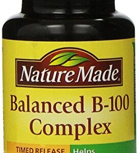 Nature Made Time-Release Balanced B-100, 60 Tablets (Pack of 2)