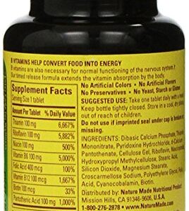 Nature Made Time-Release Balanced B-100, 60 Tablets (Pack of 2)