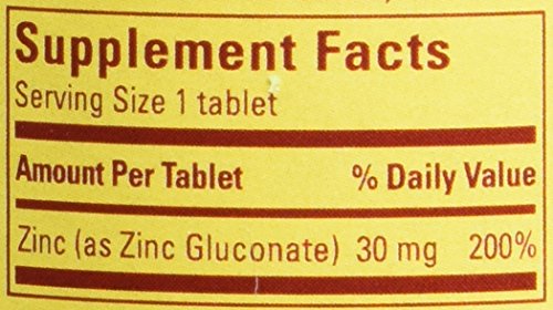 Nature Made Zinc Tabs - 30 mg - 100 ct