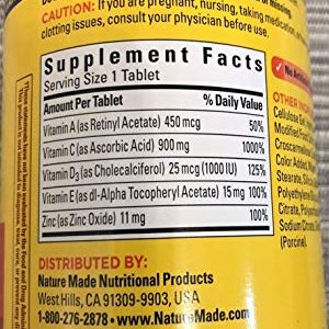 Nature Made Super C Immune Complex 900 mg 200 Tablets