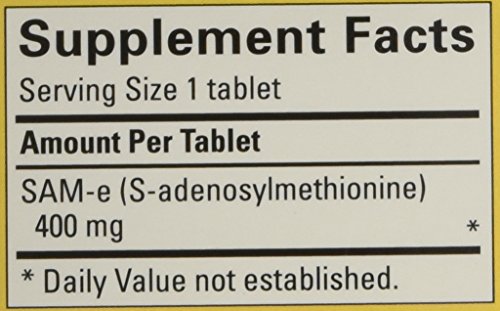 Nature Made SAM-e Complete 400 mg - 2 Boxes, 60 Enteric Tablets Each