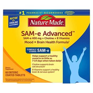 nature made sam-e complete 400 mg – 60 enteric coated tablets