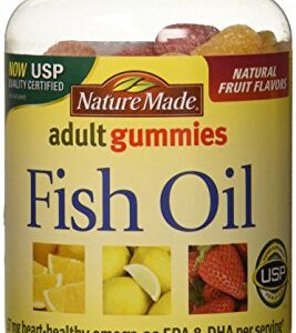 Nature Made Fish Oil Adult Gummies - Orange Lemon & Strawberry Banana 90 Ct, Pack of 2