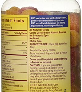 Nature Made Fish Oil Adult Gummies - Orange Lemon & Strawberry Banana 90 Ct, Pack of 2