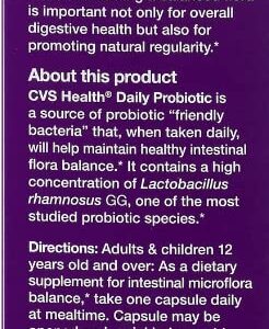 Cvs Health Maximum Strength Probiotic Dietary Supplement