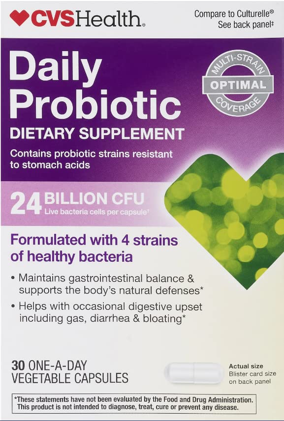 Cvs Health Maximum Strength Probiotic Dietary Supplement