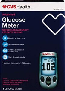 cvs health advanced blood glucose meter