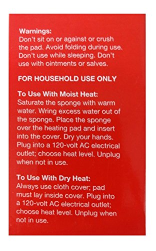 CVS HEALTH Moist/Dry Heat, Heating Pad with 3 Settings