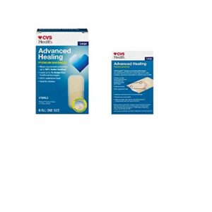 cvs health advanced healing hydrocolloid bandages (large areas)