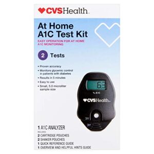 cvs a1c at home test kit, home use monitoring of glycemic control, easy operation for at home a1c monitoring