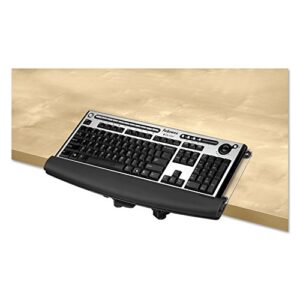 fellowes 9473401 i-spire series desktop edge keyboard lift 18 4/9 x 8 3/8 black/gray