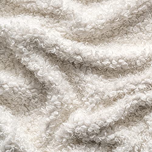 nuLOOM Marlow Machine Washable Soft Shaggy Faux Sheepskin Area Rug, 6' x 9', White