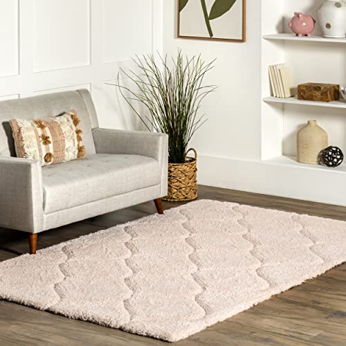 nuLOOM Shaggy Elsie Area Rug, 7' 6" x 9' 6", Pink