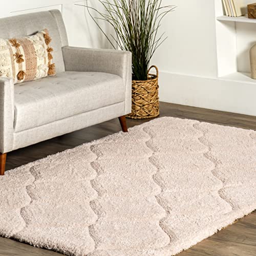 nuLOOM Shaggy Elsie Area Rug, 7' 6" x 9' 6", Pink