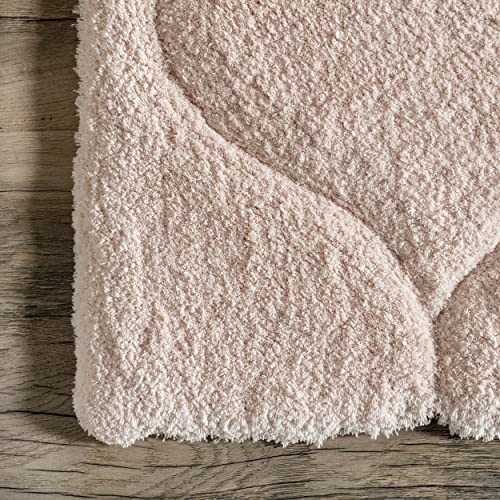 nuLOOM Shaggy Elsie Area Rug, 7' 6" x 9' 6", Pink