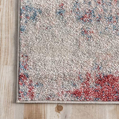 nuLOOM Dixie Contemporary Abstract Waterfall Area Rug, 8' 10" x 12', Rust