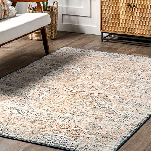 nuLOOM Theresia Vintage Floral Area Rug, 5' x 8', Beige