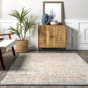 nuLOOM Theresia Vintage Floral Area Rug, 5' x 8', Beige