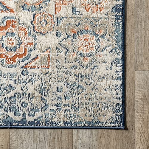 nuLOOM Theresia Vintage Floral Area Rug, 5' x 8', Beige