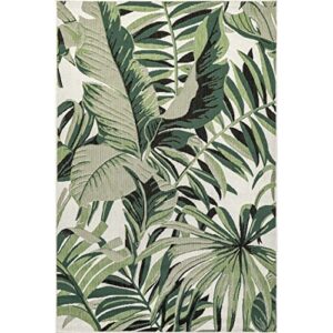 nuLOOM Fela Floral Jungle Indoor/Outdoor Area Rug, 8' x 10', Green