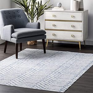 nuloom rosanne machine washable geometric area rug