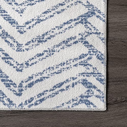 nuLOOM Rosanne Machine Washable Geometric Area Rug