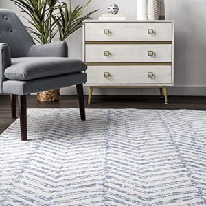 nuLOOM Rosanne Machine Washable Geometric Area Rug