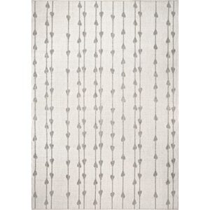 nuLOOM Kiernan Vertical Teardrop Stripe Indoor/Outdoor Area Rug, 8' x 10', Grey