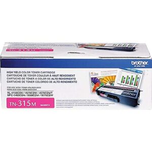 brother tn-315m toner cartridge magenta – 1 pack in retail packing