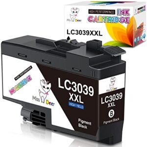 miss deer compatible lc3039 ink cartridges black replacement for brother 3039 xxl lc3039xxl lc3039bk lc3037xxl lc3037 for brother mfc-j5845dw mfc-j5945dw mfc-j6545dw mfc-j6945dw printers 1-black