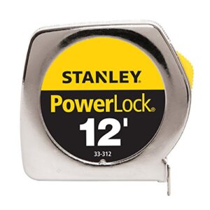 stanley powerlock tape measure, 12-foot (33-212)