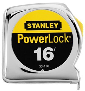 stanley hand tools 33-116 3/4″ x 16′ powerlock® professional tape measure