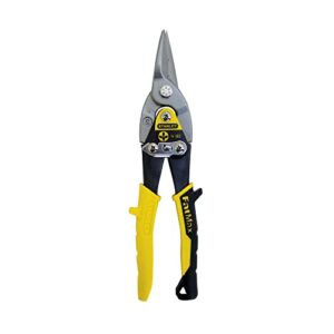 stanley fatmax tin snips , straight cut, aviation snip, 9-7/8-inch (14-563)