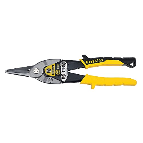 STANLEY FATMAX Tin Snips , Straight Cut, Aviation Snip, 9-7/8-Inch (14-563)