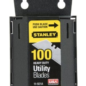 Stanley Hand Tools 11-921A 100 Pack Utility Knife Blades & Dispenser