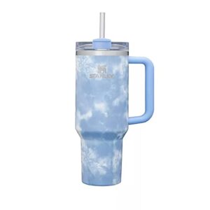 stanley adventure quencher travel tumbler 40 oz – ocean blue tie dye