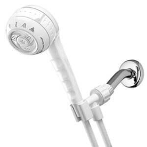 waterpik sm-451t 2.0 gpm powerspray+ original shower massage shower head, white